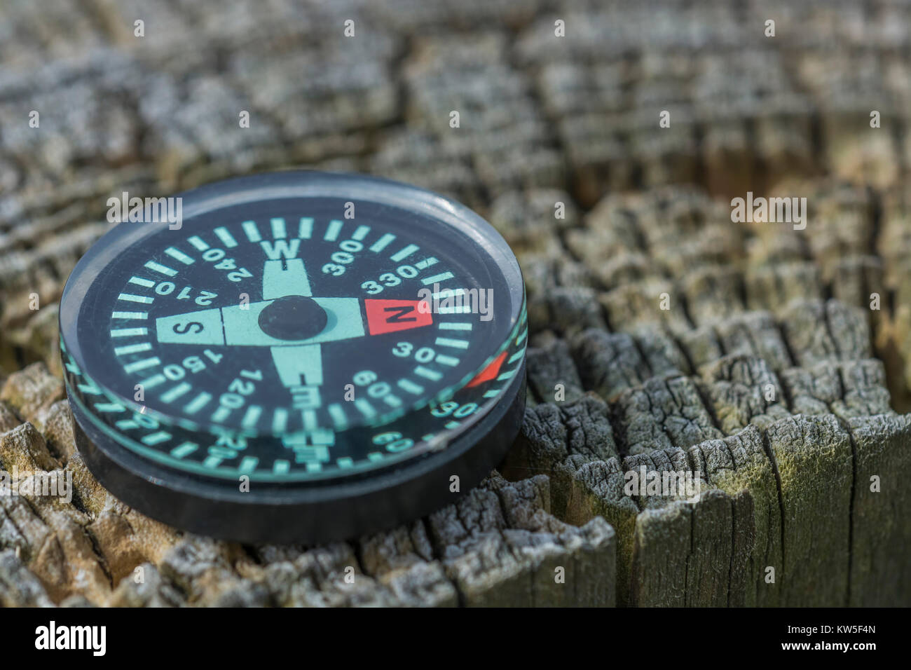 Button compass - metaphor for business 'direction', navigation, moral ...