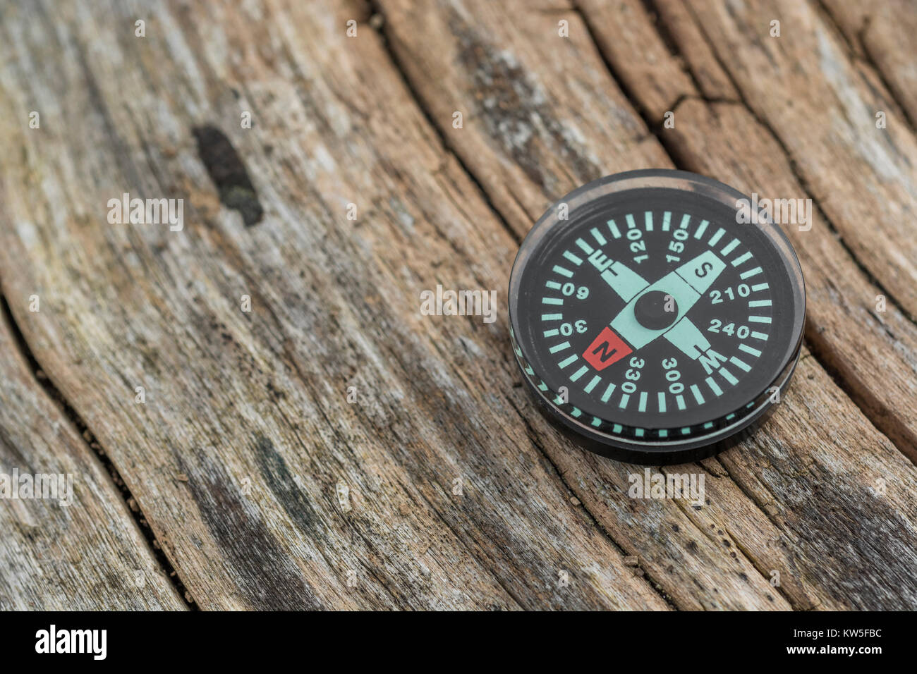 Button compass - metaphor for business 'direction', navigation, moral ...