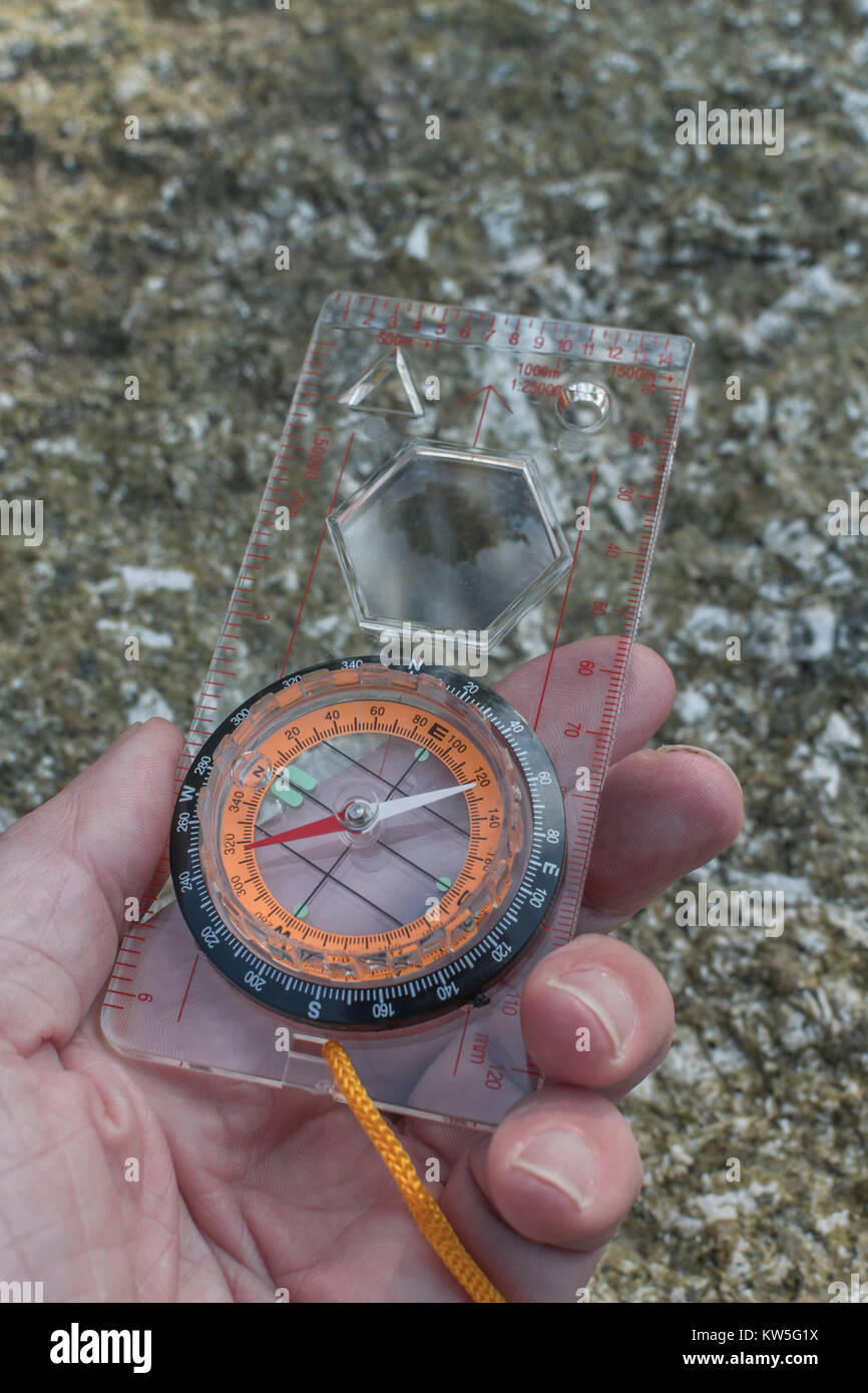 Orienteering compass - metaphor for business 'direction', navigation ...