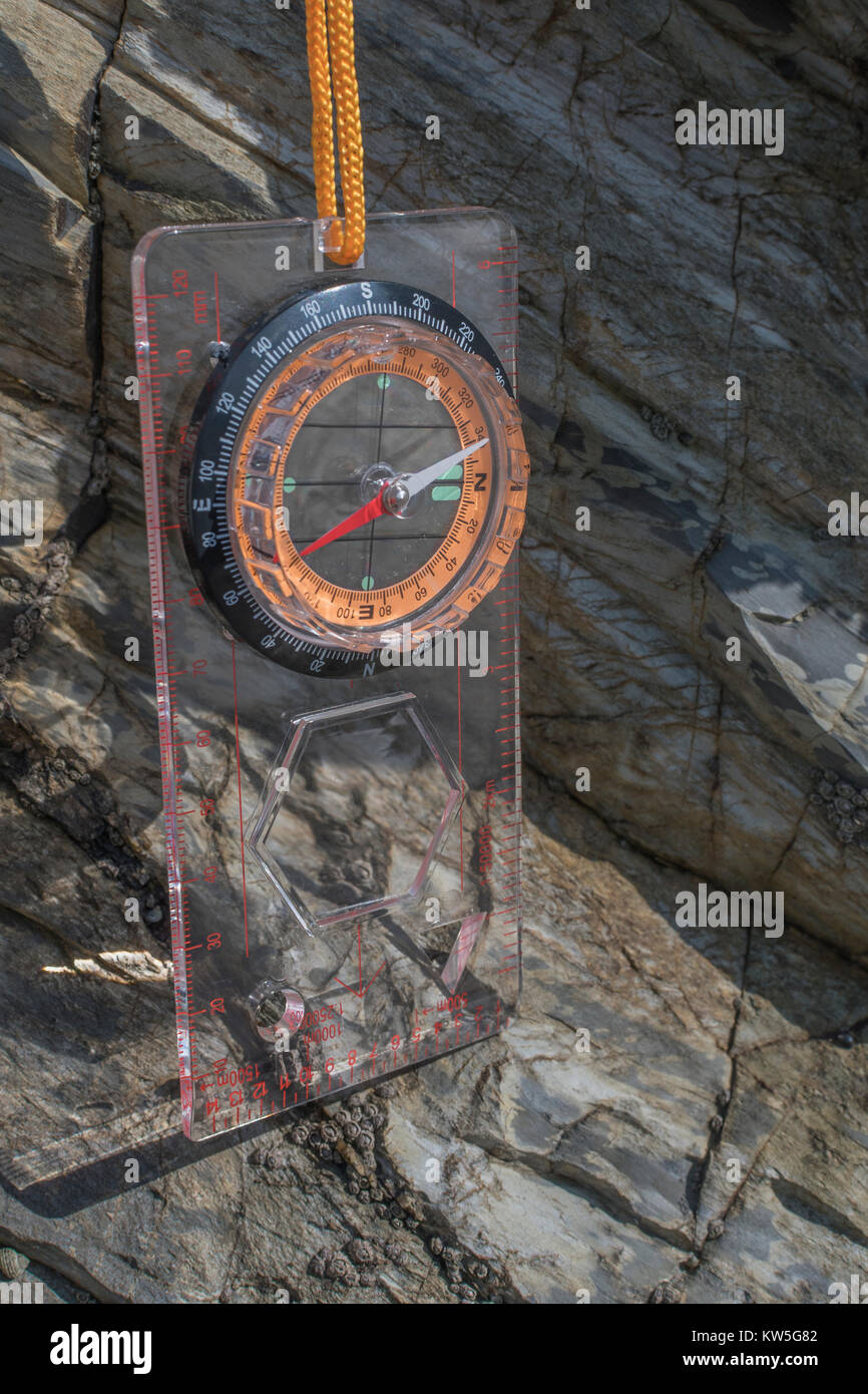 Orienteering compass - metaphor for business direction, navigation ...