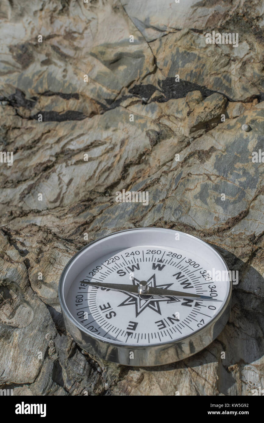 Compass north - metaphor for business 'direction', navigation, moral ...