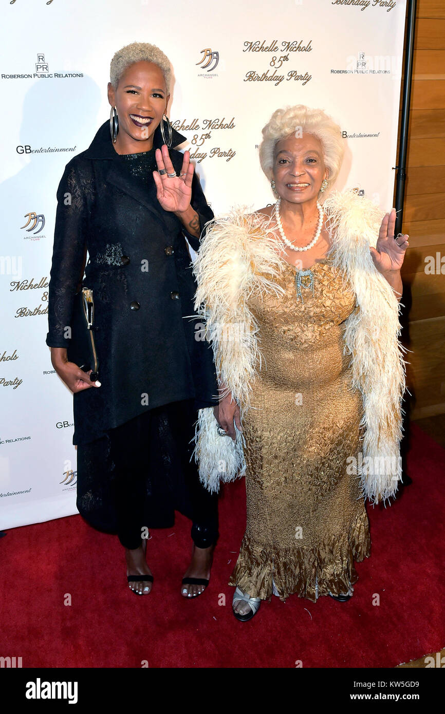 Candy and Nichelle Nichols attend the Nichelle Nichols 85th Birthday ...