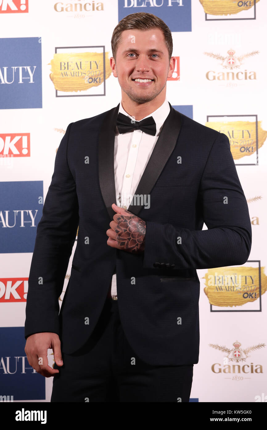 The Beauty Awards 2017 - Arrivals Featuring: Dan Osbourne Where: London ...