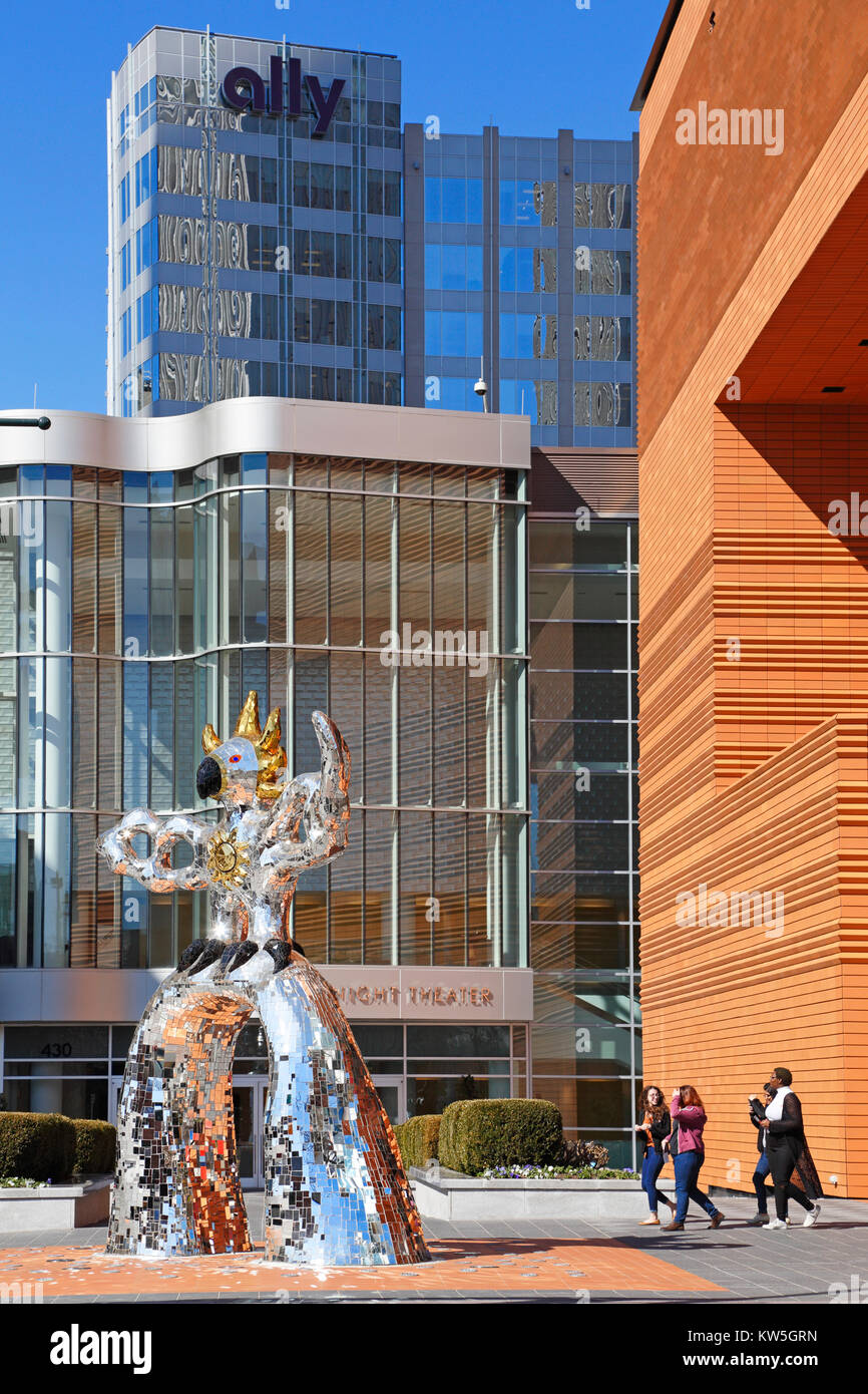 The Firebird statue outside the Bechtler Museum of Modern Art ...