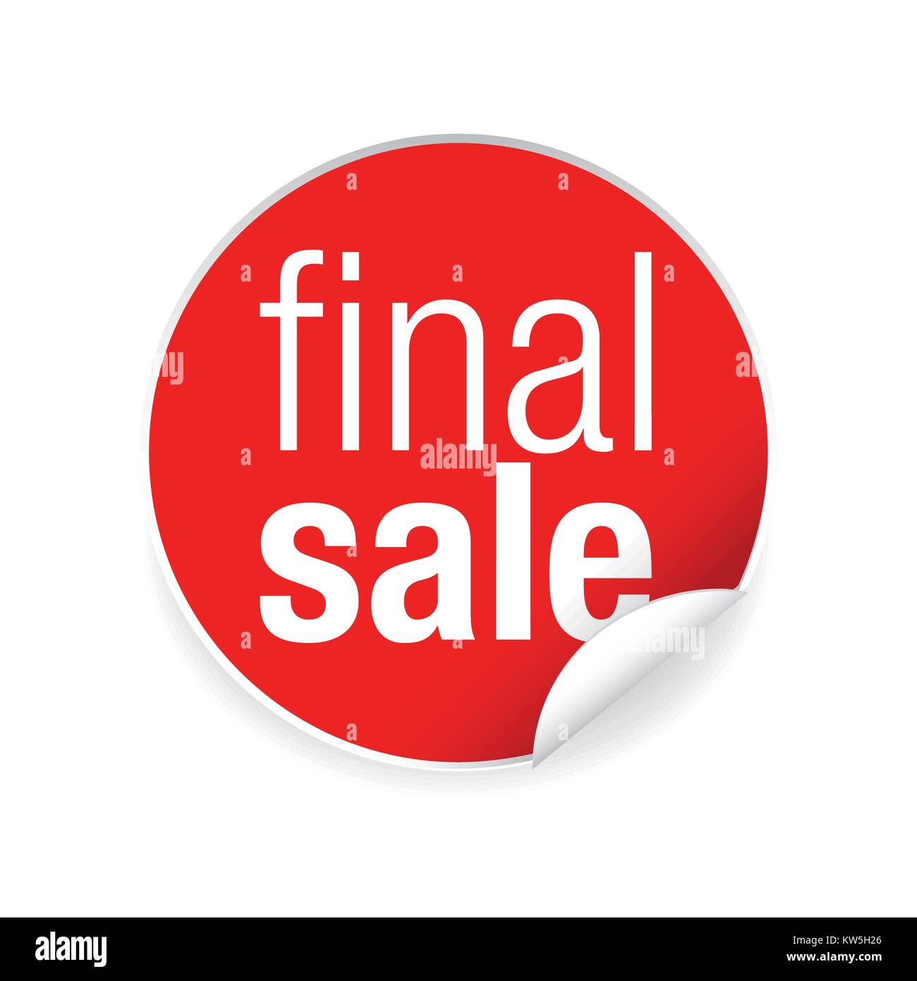 Final sale vector banner Cut Out Stock Images & Pictures - Alamy