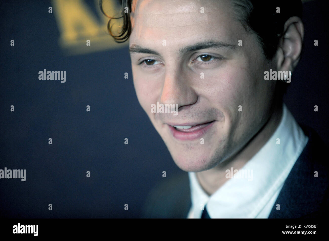 NEW YORK, NY - JANUARY 16: Augustus Prew attends the 'Klondike' series ...