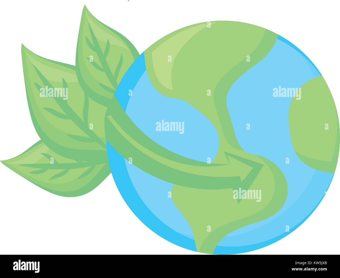 Eco earth world cartoon Stock Vector Image & Art - Alamy