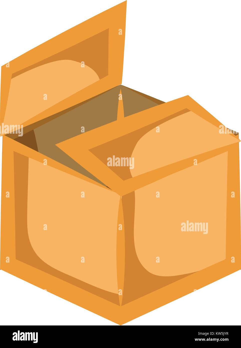 Delivery box open cartoon Stock Vector Image & Art - Alamy