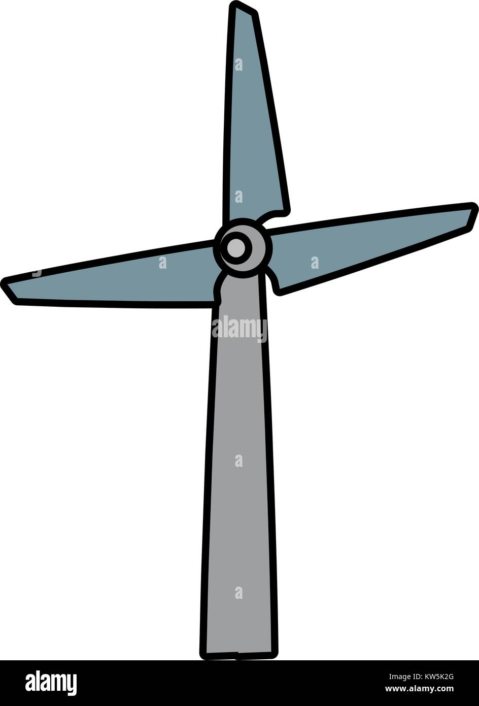Wind turbine energy cartoon Stock Vector Image & Art - Alamy