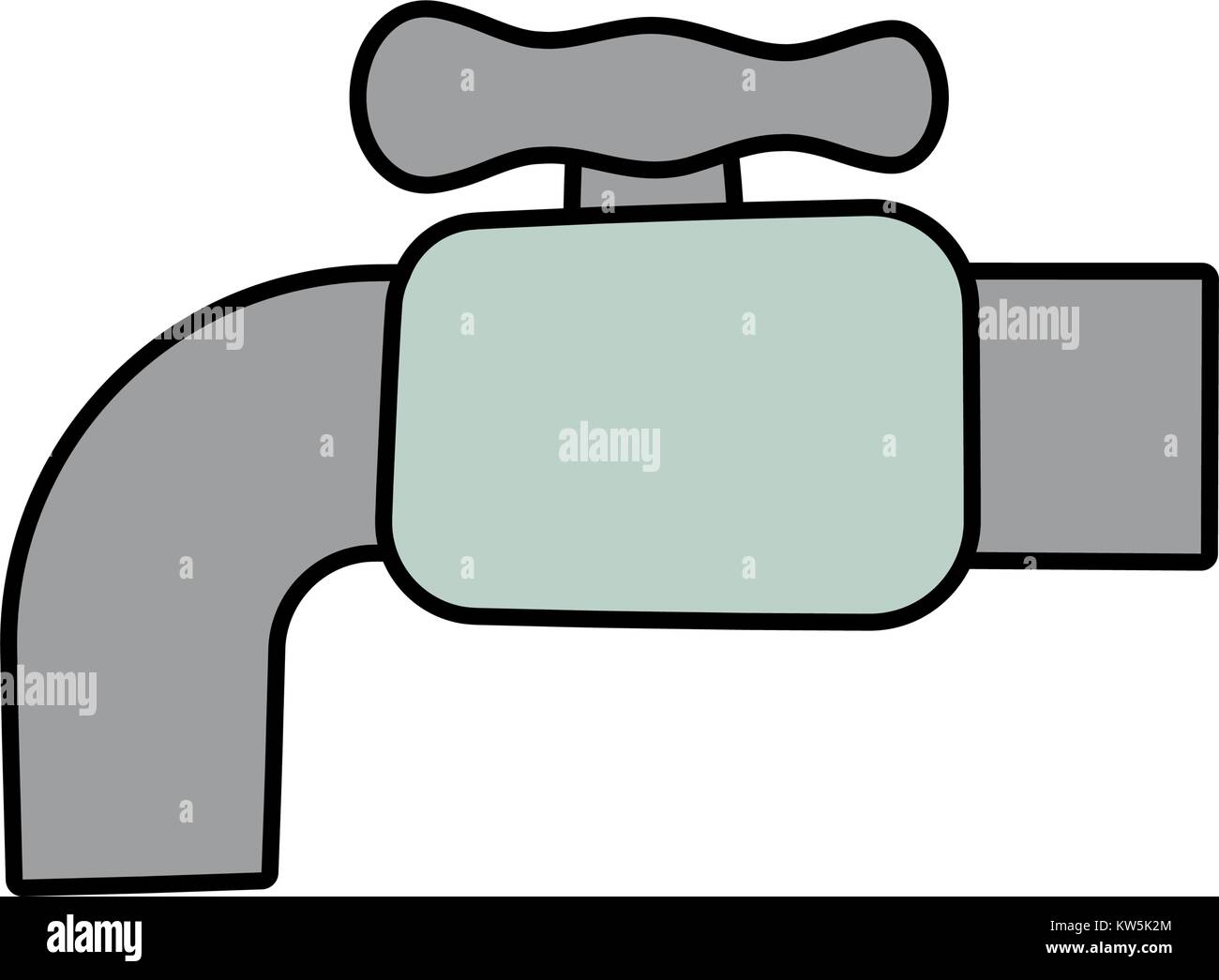 Water faucet isolated cartoon Stock Vector Image & Art - Alamy