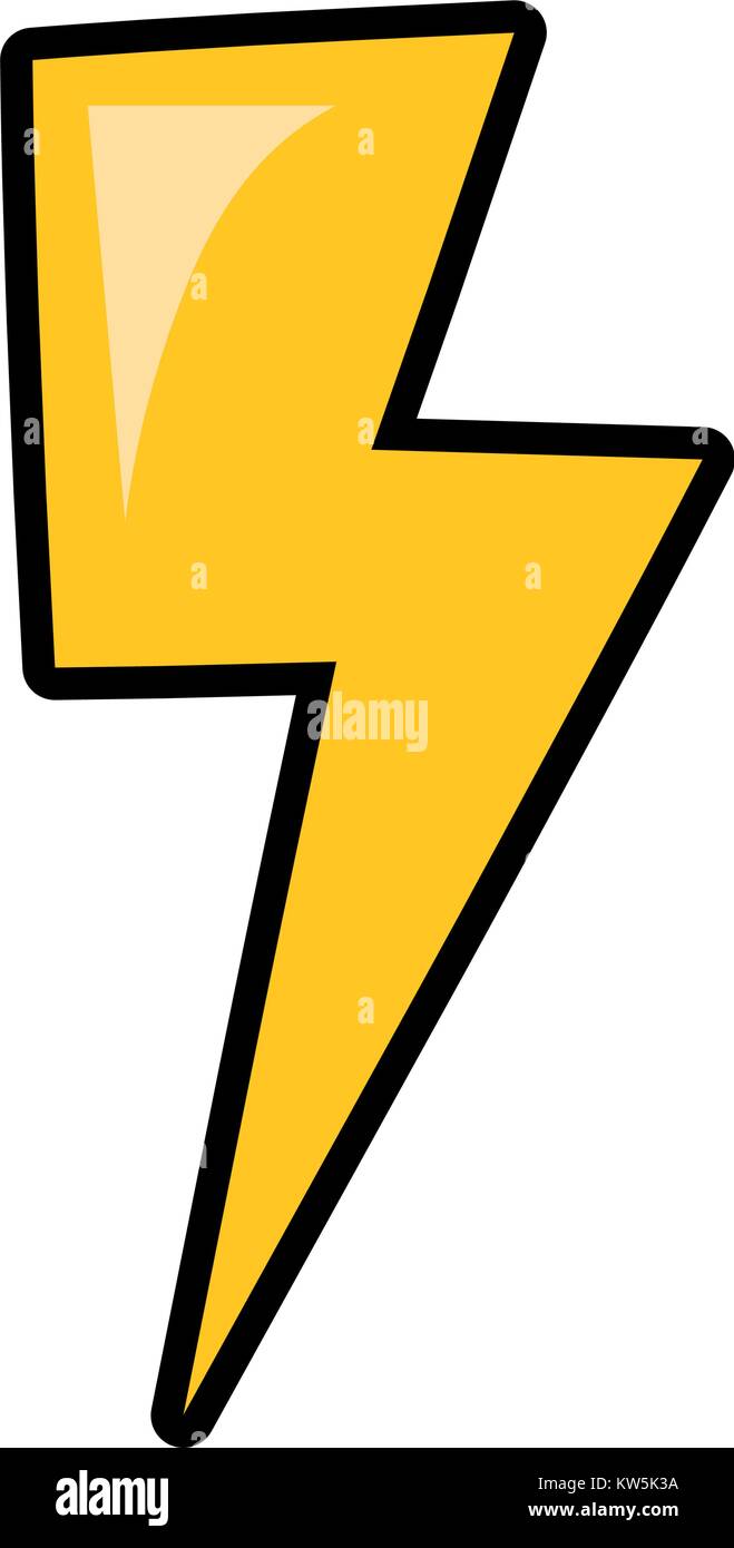 Ray energy symbol cartoon Stock Vector Image & Art - Alamy