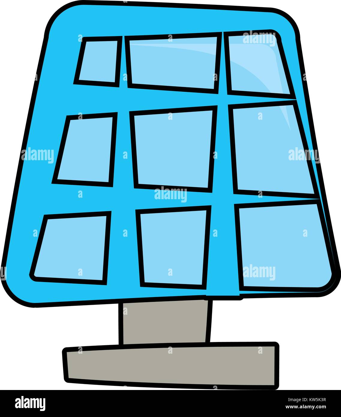 Solar panel energy cartoon Stock Vector Image & Art - Alamy