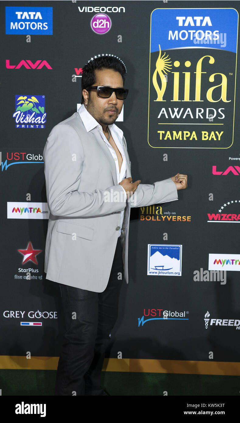 TAMPA, FL - APRIL 26: Mika arrives at the IIFA Awards at Raymond James ...