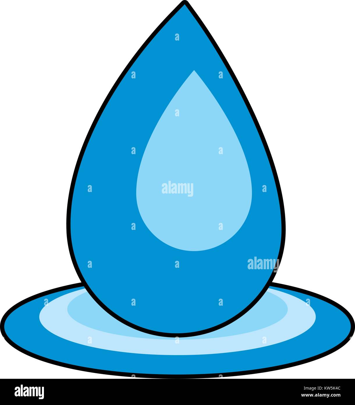 Water drop symbol cartoon Stock Vector Image & Art - Alamy