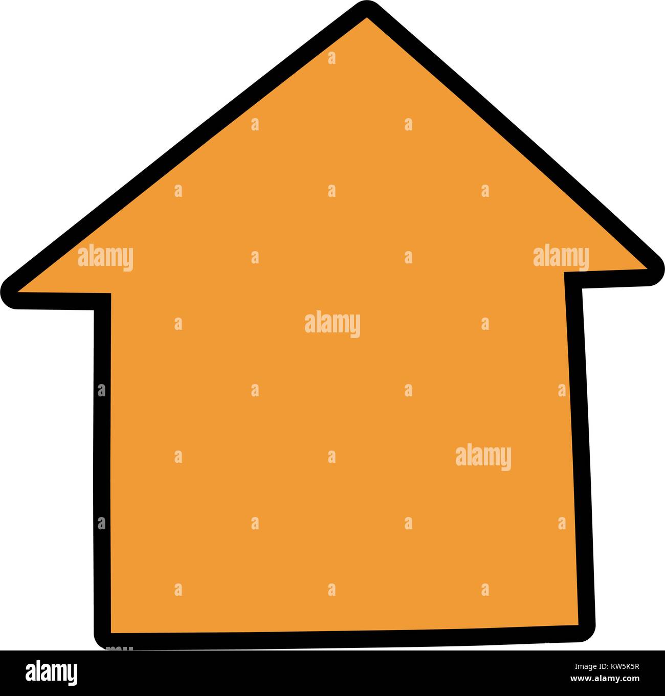House real estate symbol cartoon Stock Vector Image & Art - Alamy