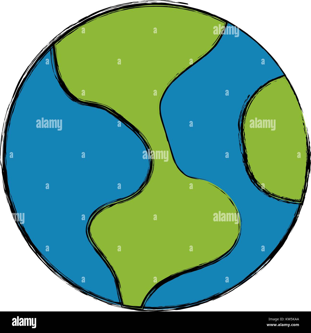 Earth world symbol cartoon Stock Vector Image & Art - Alamy