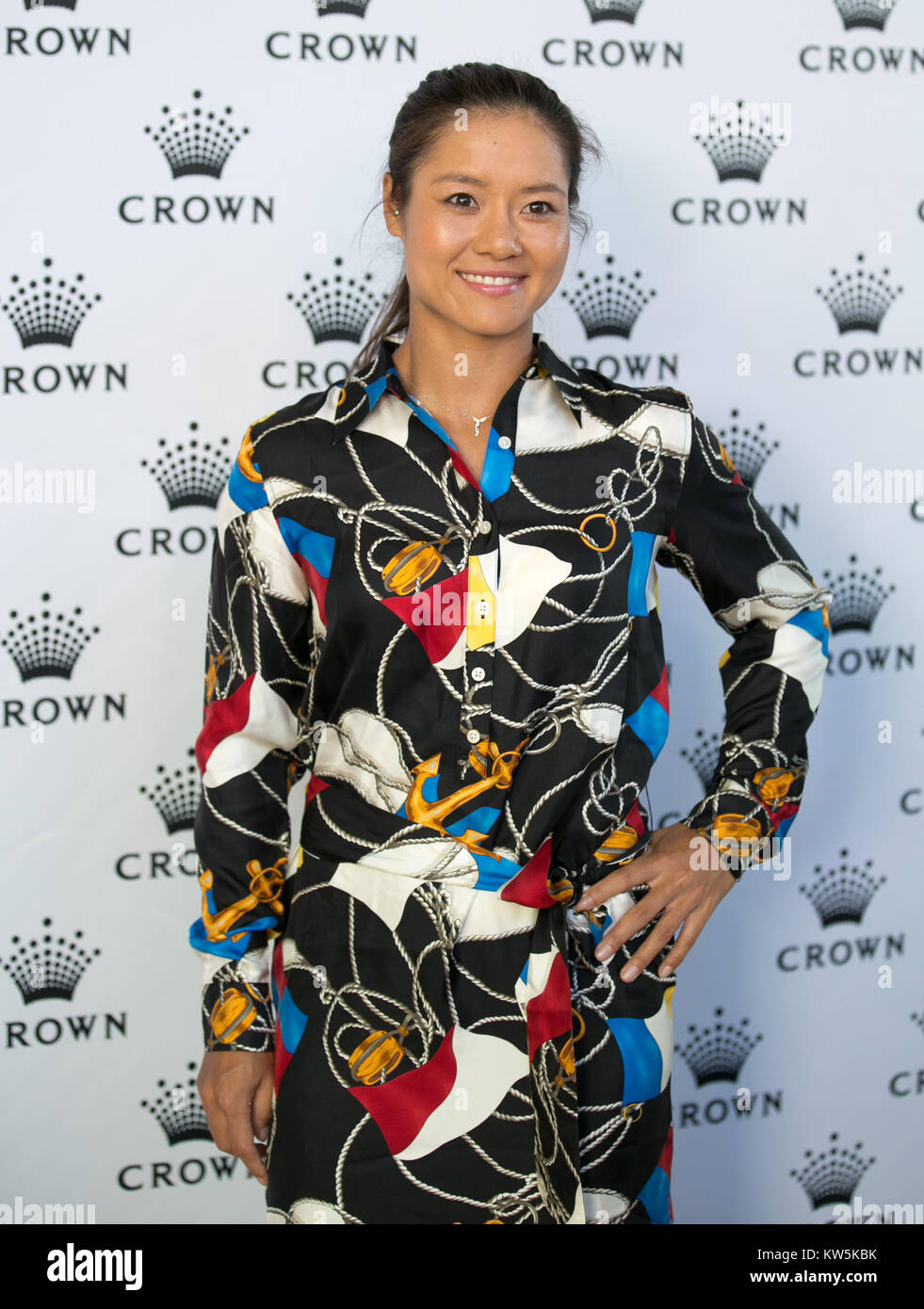 MELBOURNE, AUSTRALIA - JANUARY 12: Li Na arrives at the IMG tennis ...