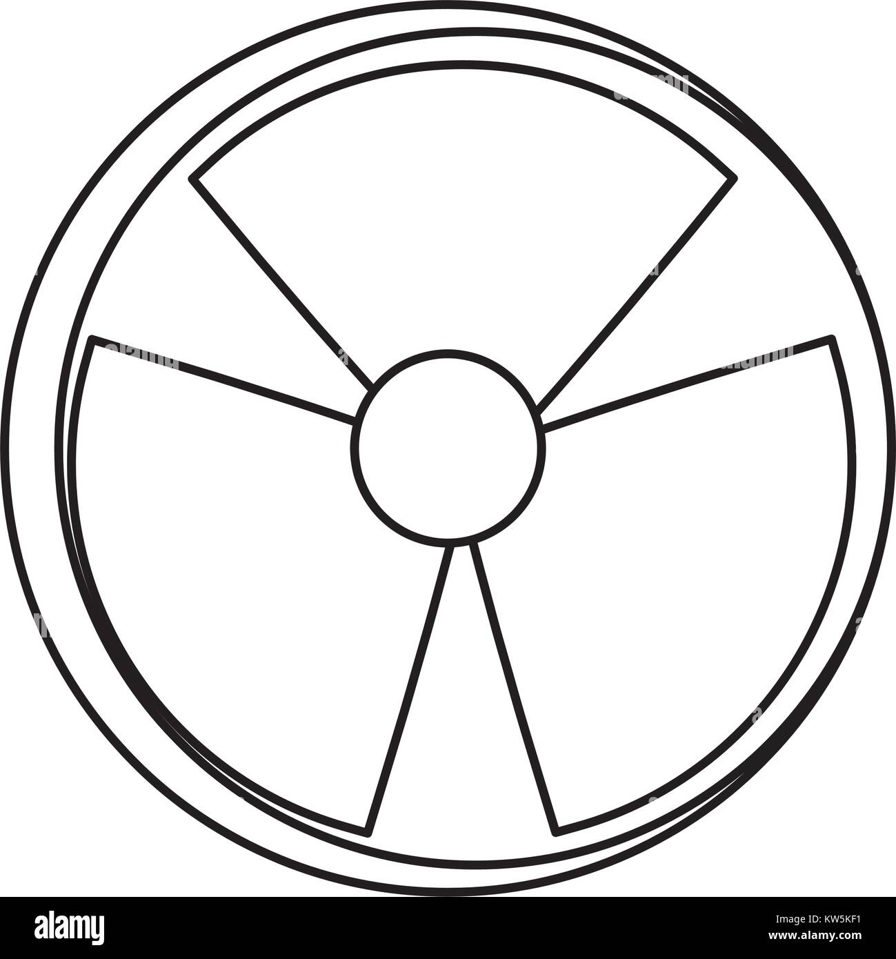 Nuclear danger symbol cartoon Stock Vector Image & Art - Alamy