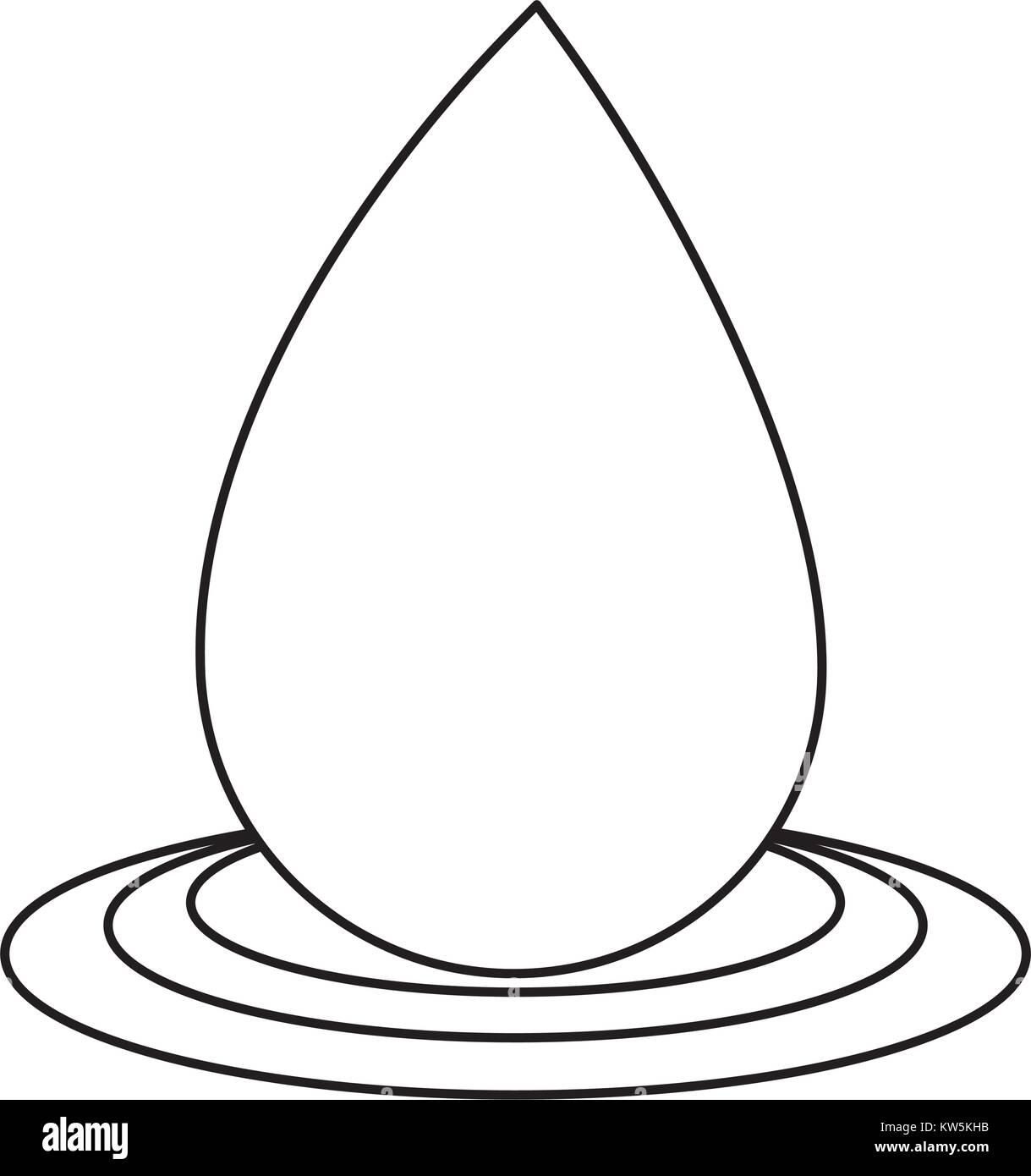 Water drop symbol cartoon Stock Vector Image & Art - Alamy