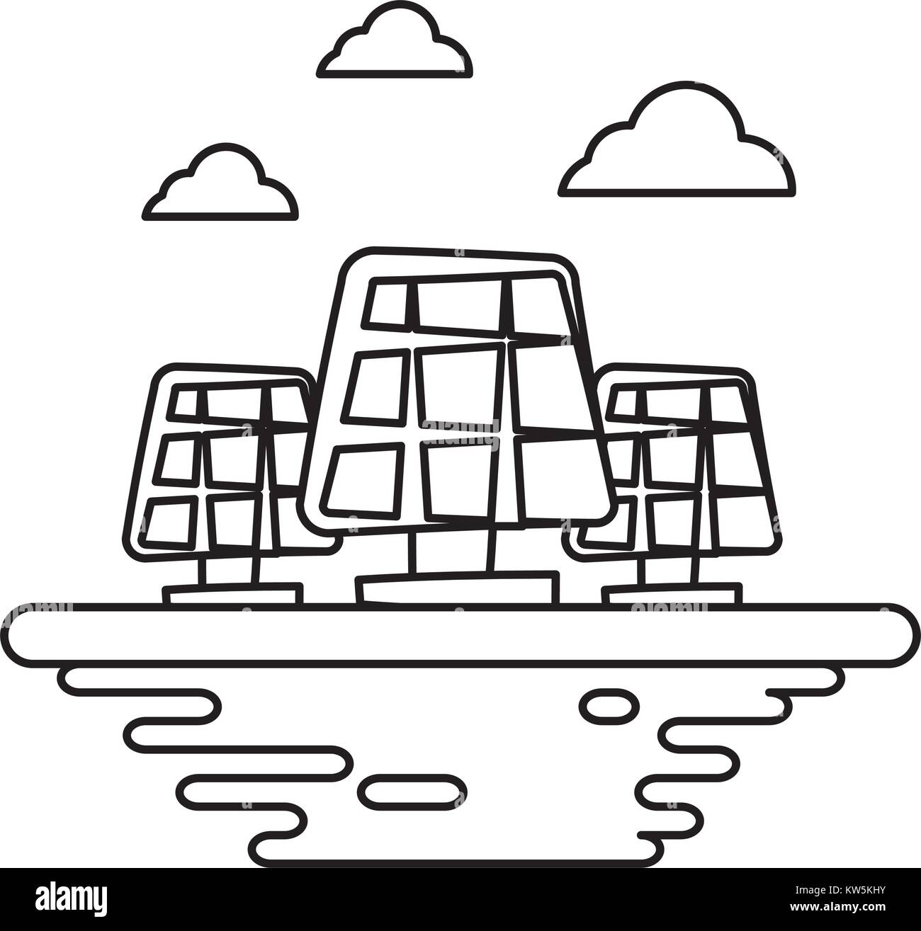 Solar system cartoon vector Black and White Stock Photos & Images - Alamy