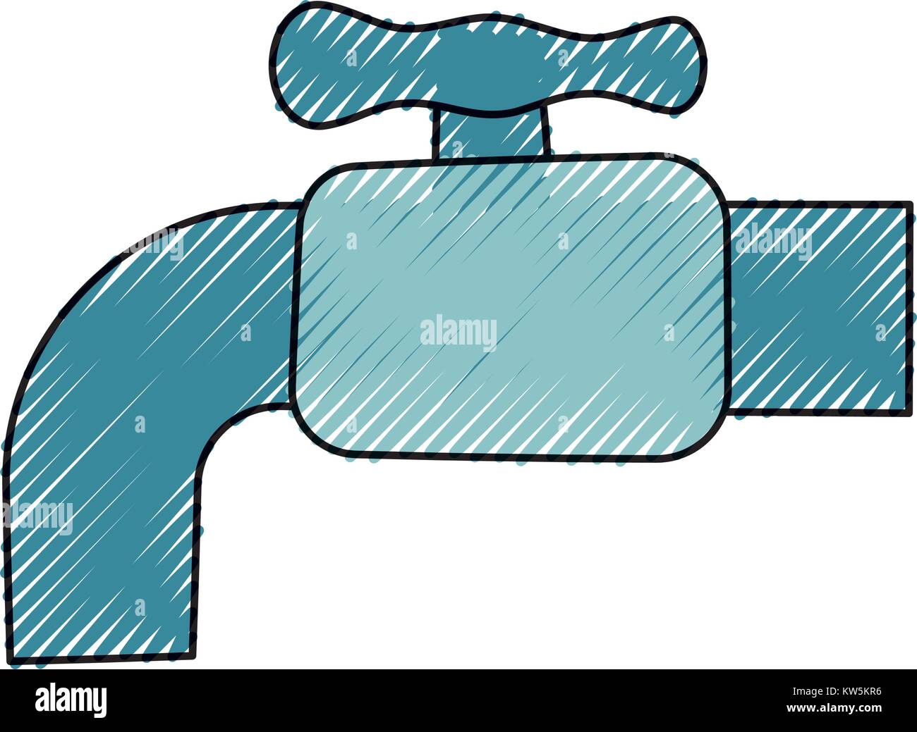 Water faucet isolated cartoon Stock Vector Image & Art - Alamy