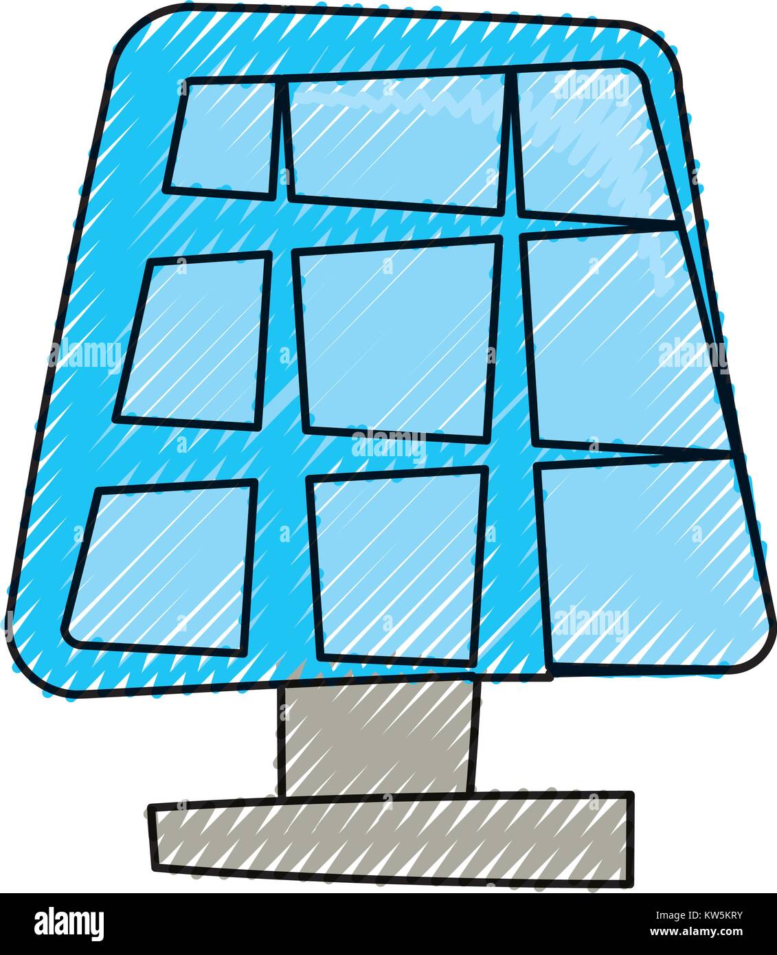 Solar panel energy cartoon Stock Vector Image & Art - Alamy
