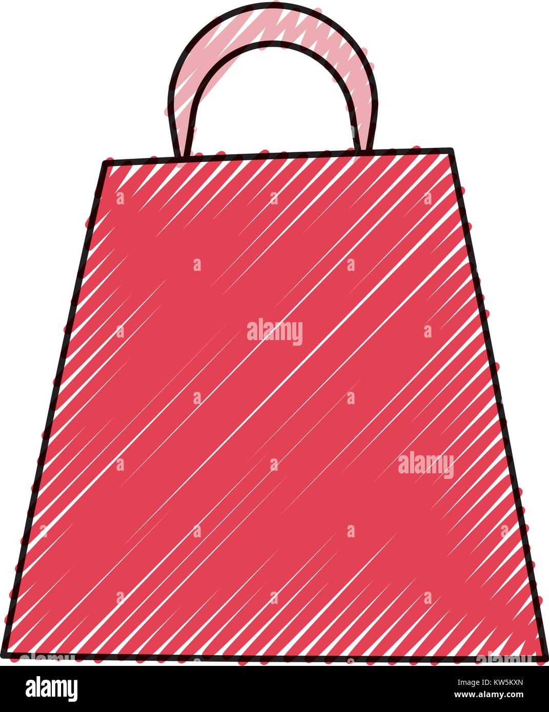 Shopping bag isolated cartoon Stock Vector Image & Art - Alamy