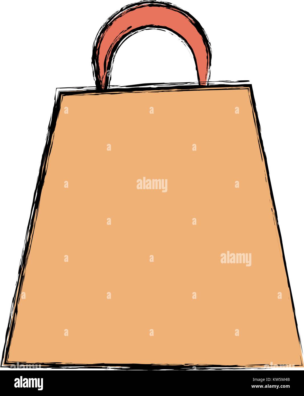 Shopping bag isolated cartoon Stock Vector Image & Art - Alamy