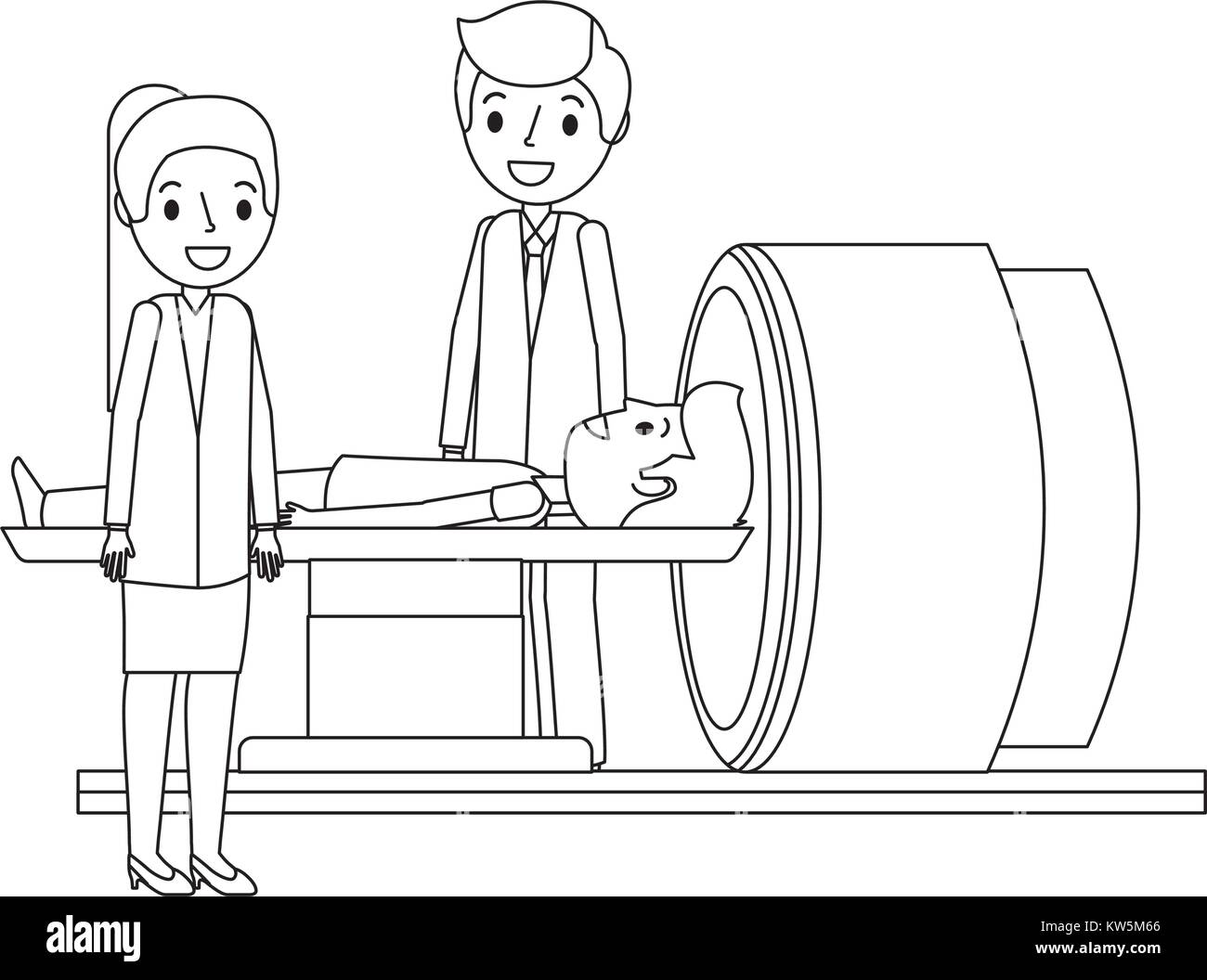 Doctor check x ray Black and White Stock Photos & Images - Alamy