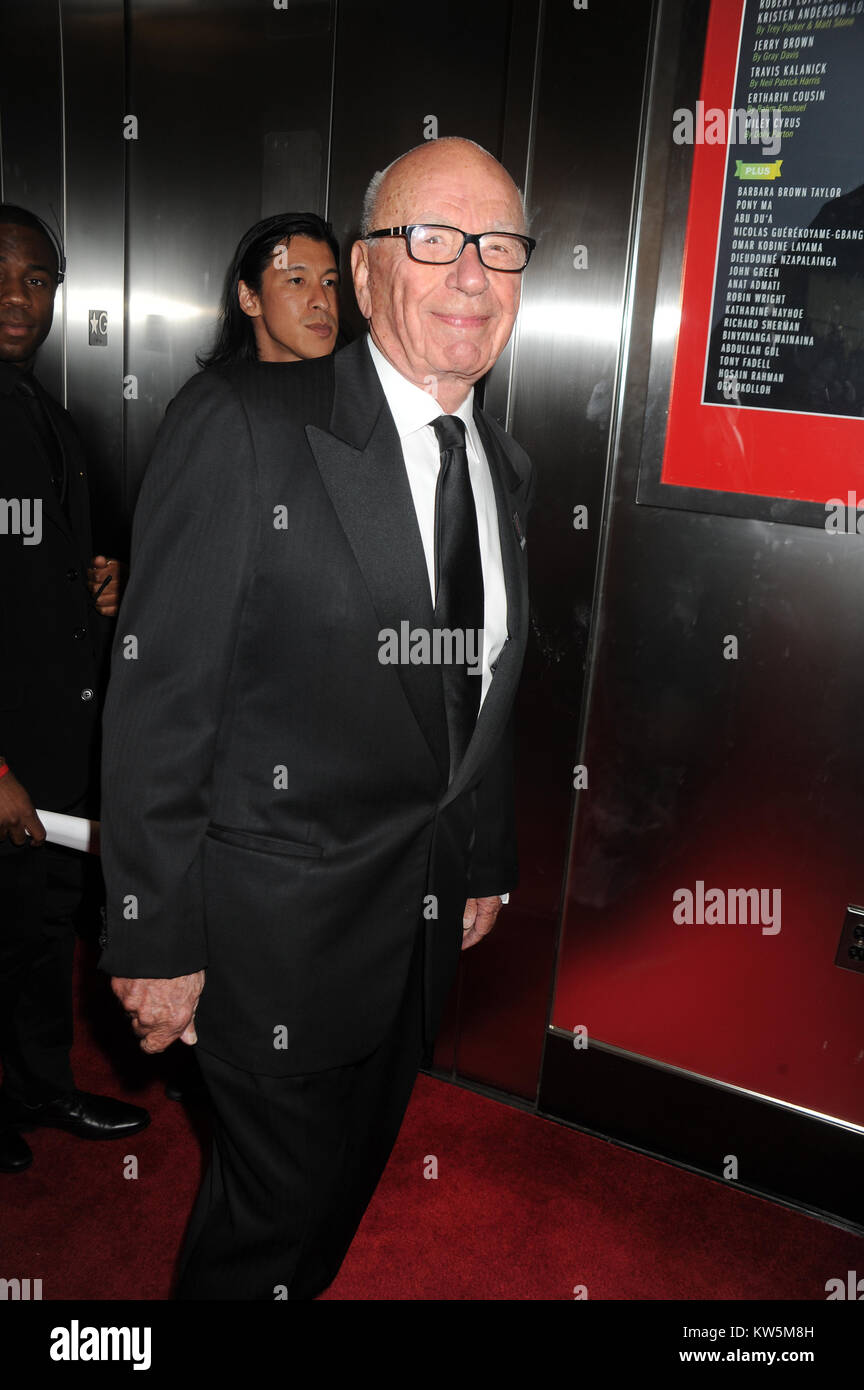 NEW YORK, NY - APRIL 29: Rupert Murdoch attends the TIME 100 Gala, TIME ...