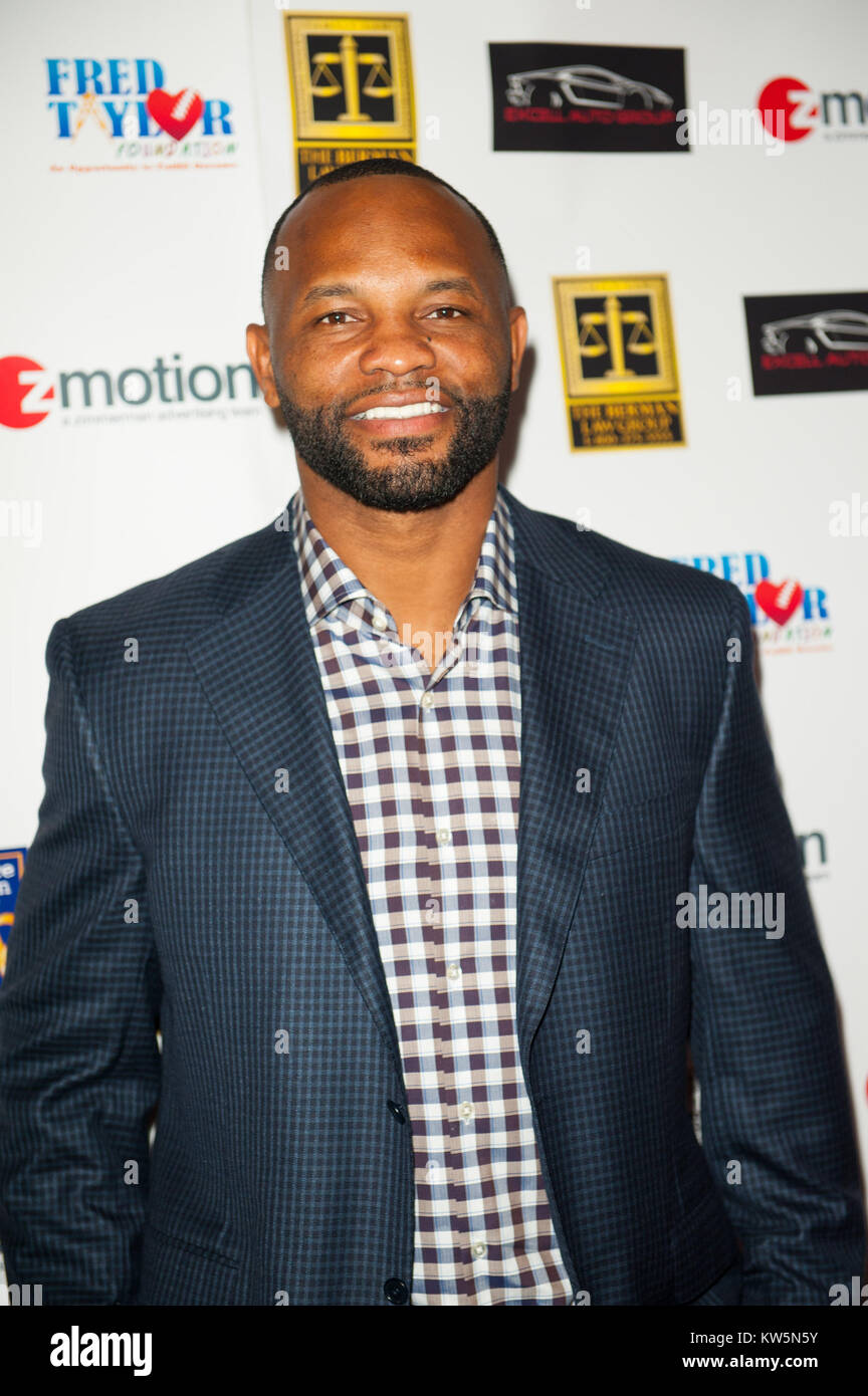FORT LAUDERDALE, FL - APRIL 24: Fred Taylor attends the Charitable Night Out Bachelor ...