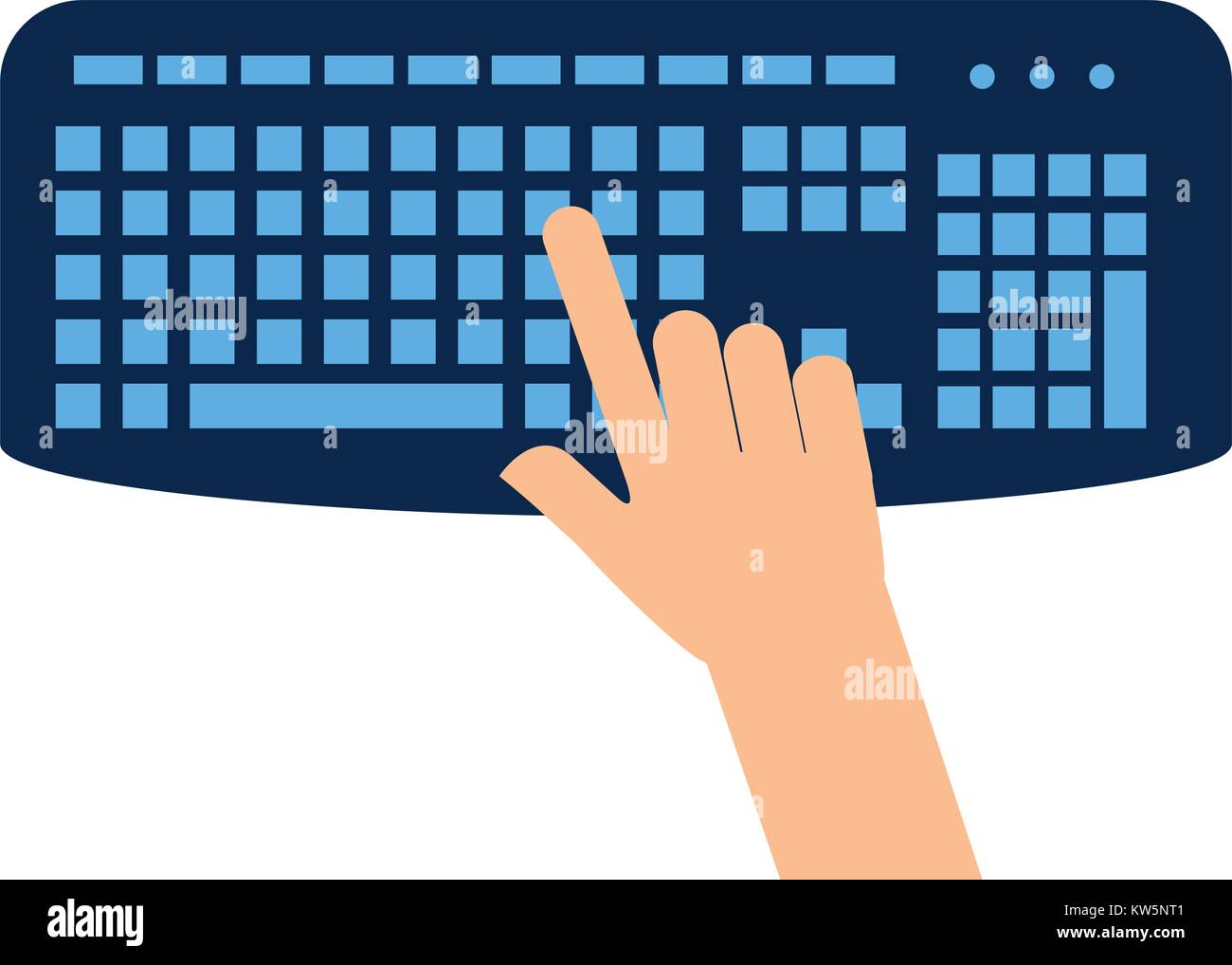 user with keyboard icon Stock Vector Image & Art - Alamy