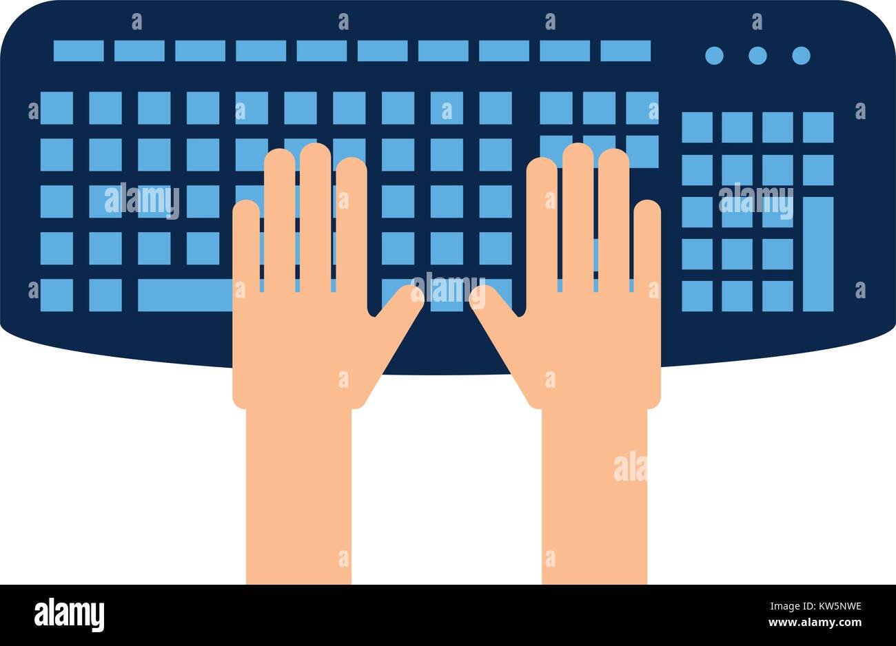 user with keyboard icon Stock Vector Image & Art - Alamy