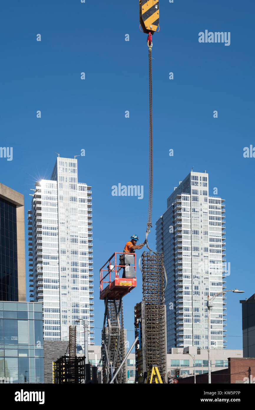 Construction Lifting Rebar High Resolution Stock Photography and Images ...
