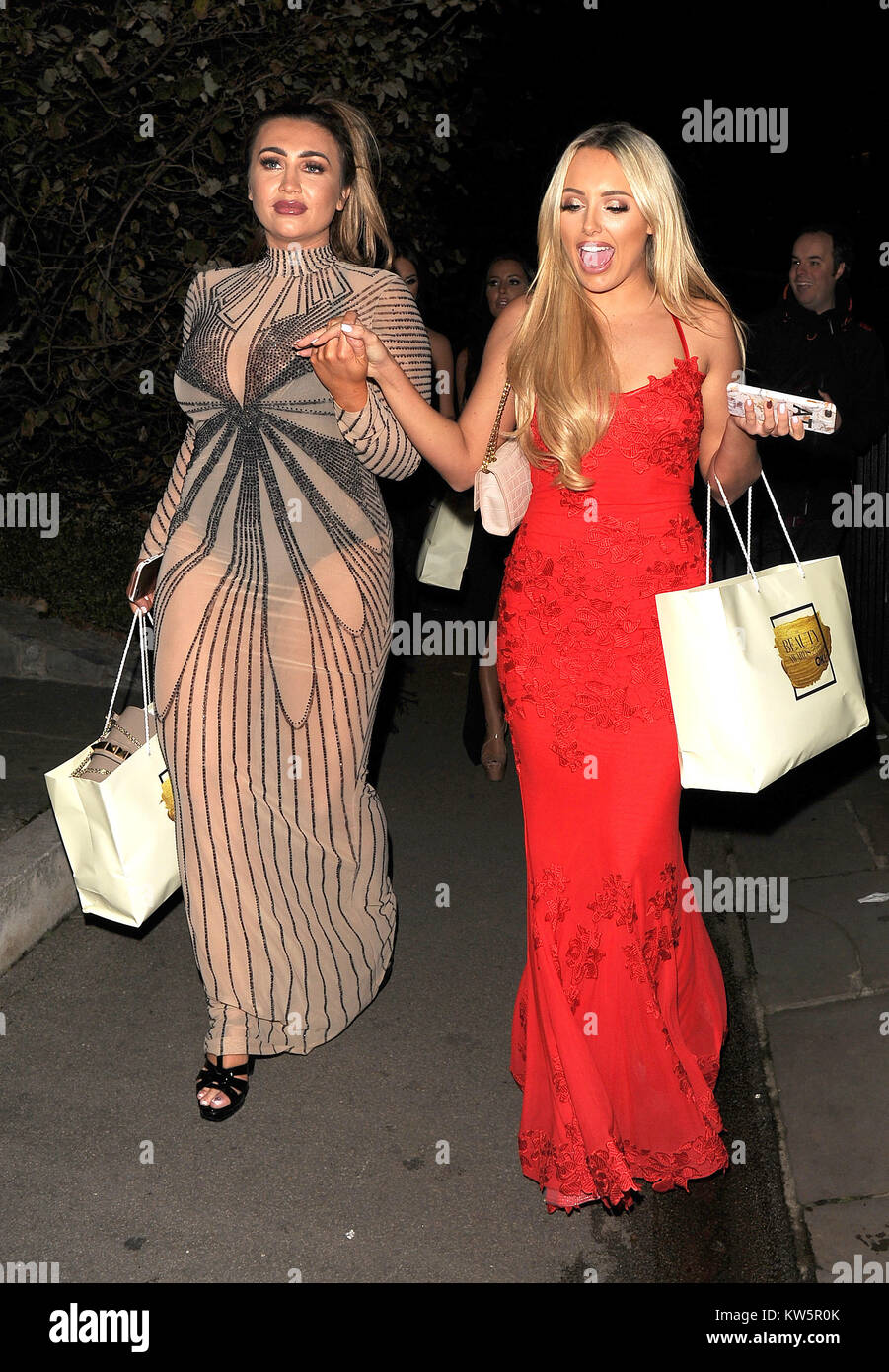 Celebrities leave the annual OK! Magazine Beauty Awards, held at the ...