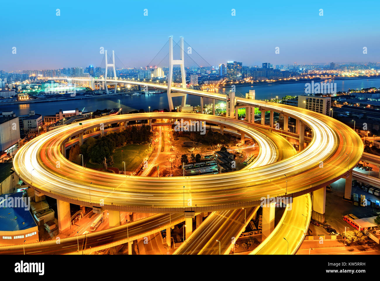 Nanpu bridge hi-res stock photography and images - Alamy