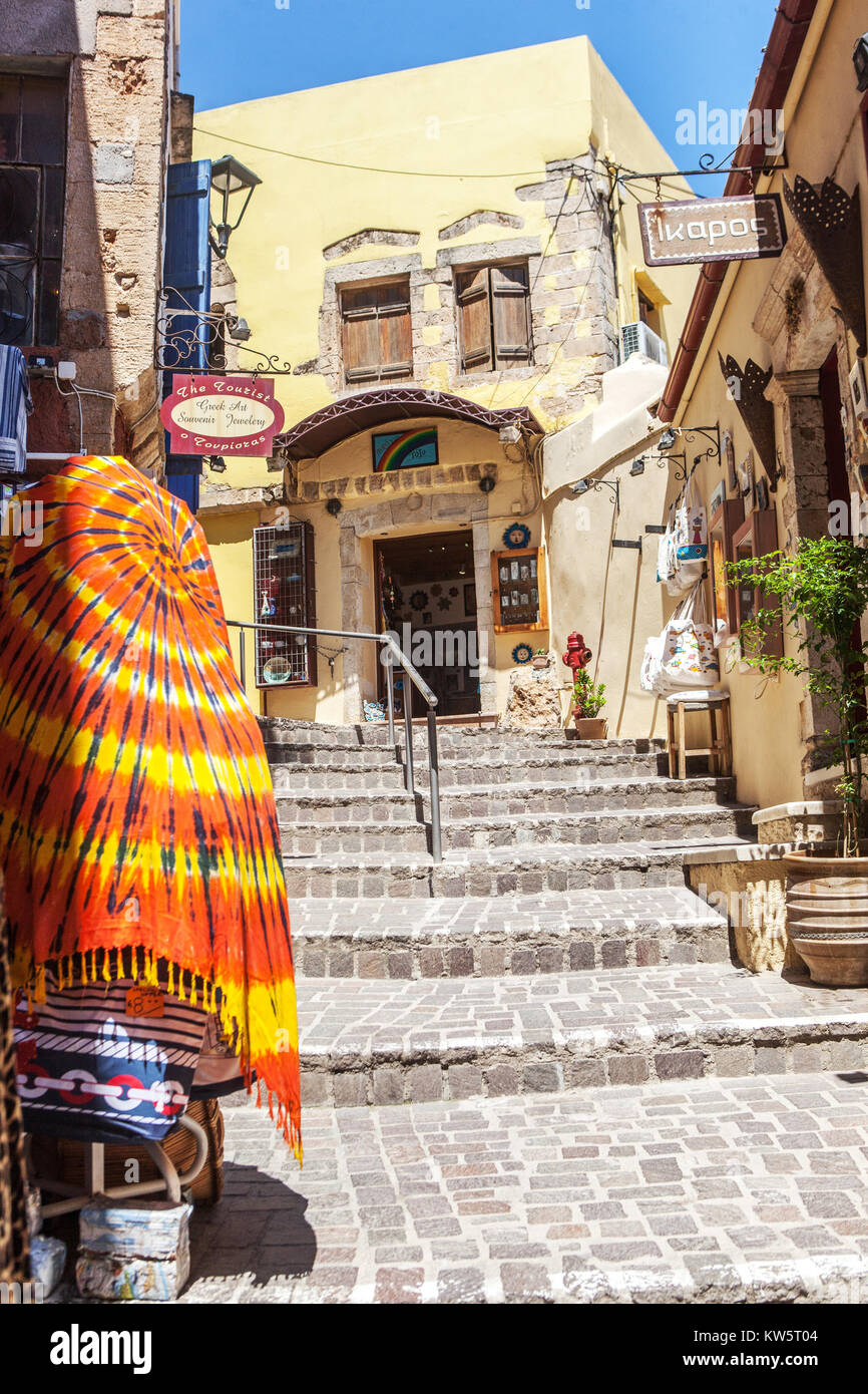 Chania old town hi-res stock photography and images - Alamy