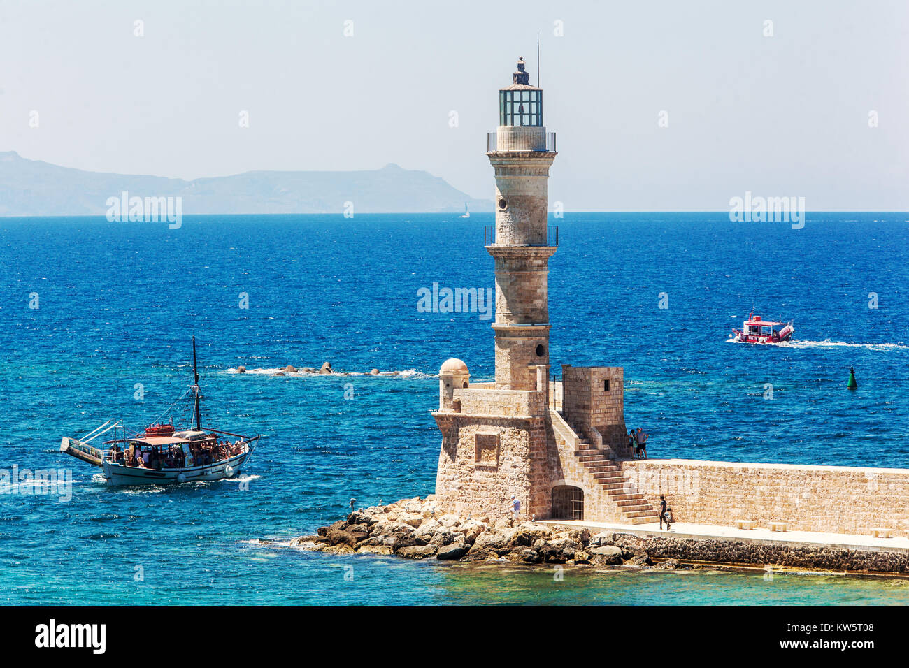 Lighthouse chania hi-res stock photography and images - Alamy