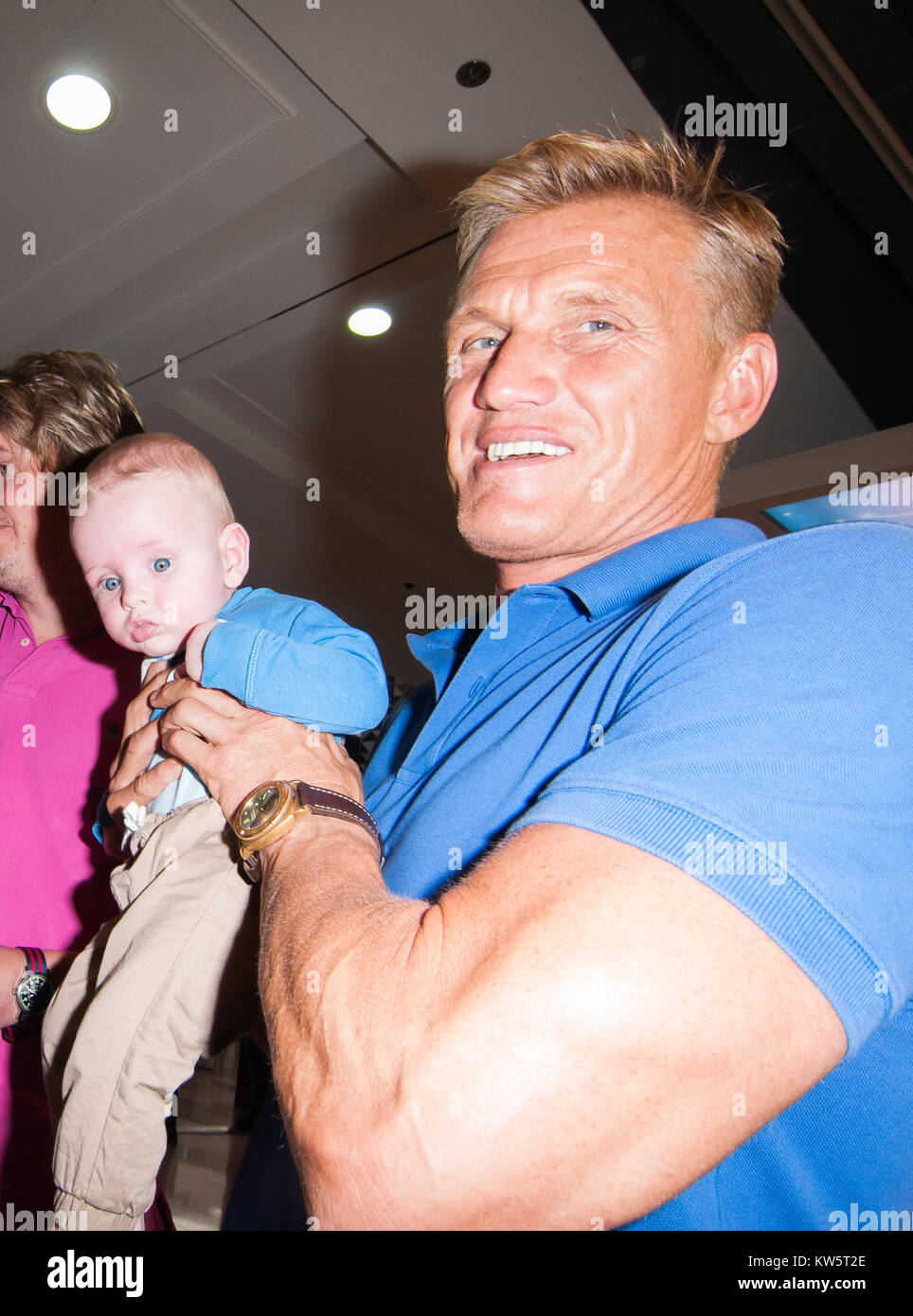SYDNEY, AUSTRALIA - SEPTEMBER 09: Dolph Lundgren doing a meet and greet ...
