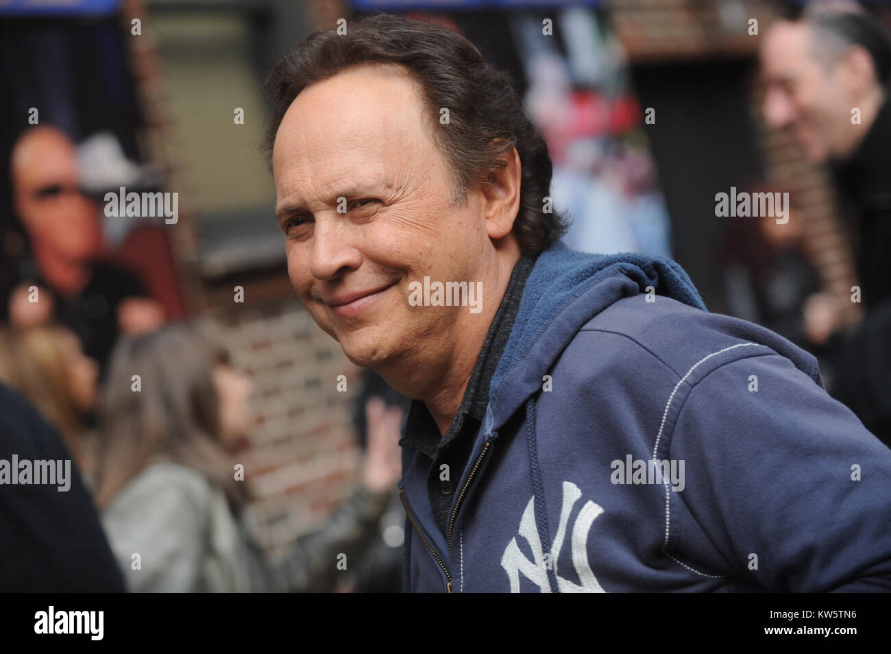 NEW YORK, NY - APRIL 03: Actor Billy Crystal enters the 'Late Show With ...