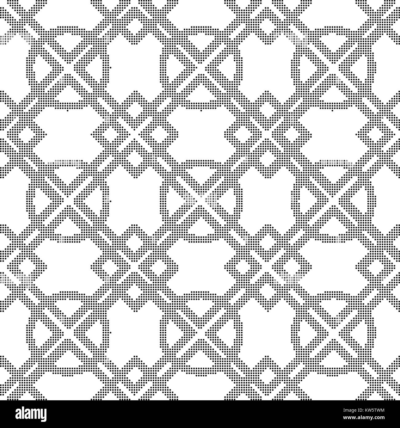 Halftone round black seamless background square round cross tracery Stock Vector Image & Art - Alamy