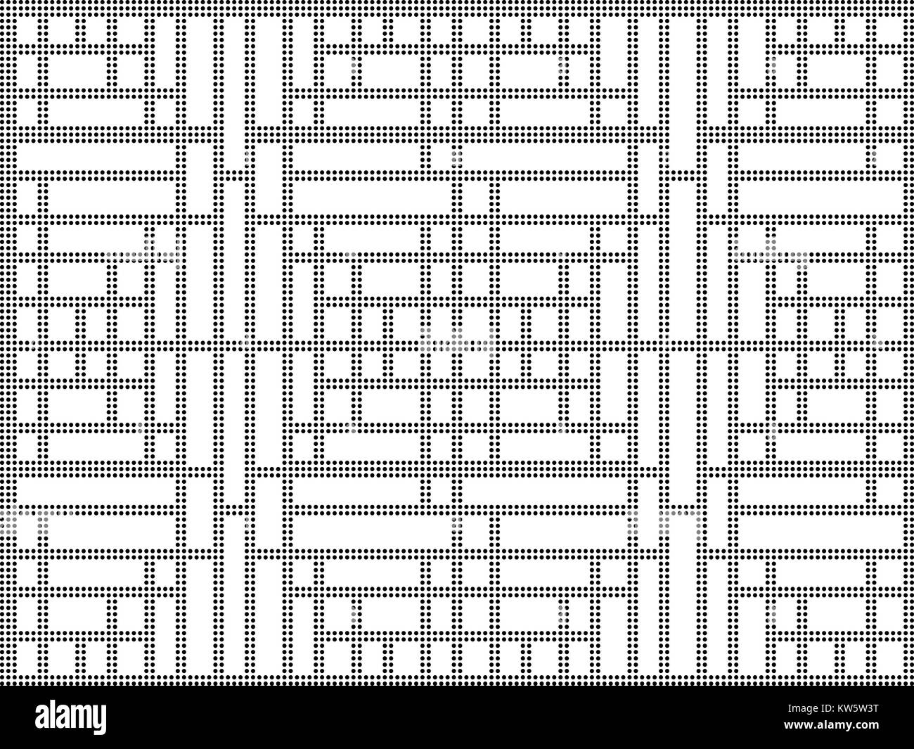 Halftone round black seamless background square cross line Stock Vector Image & Art - Alamy