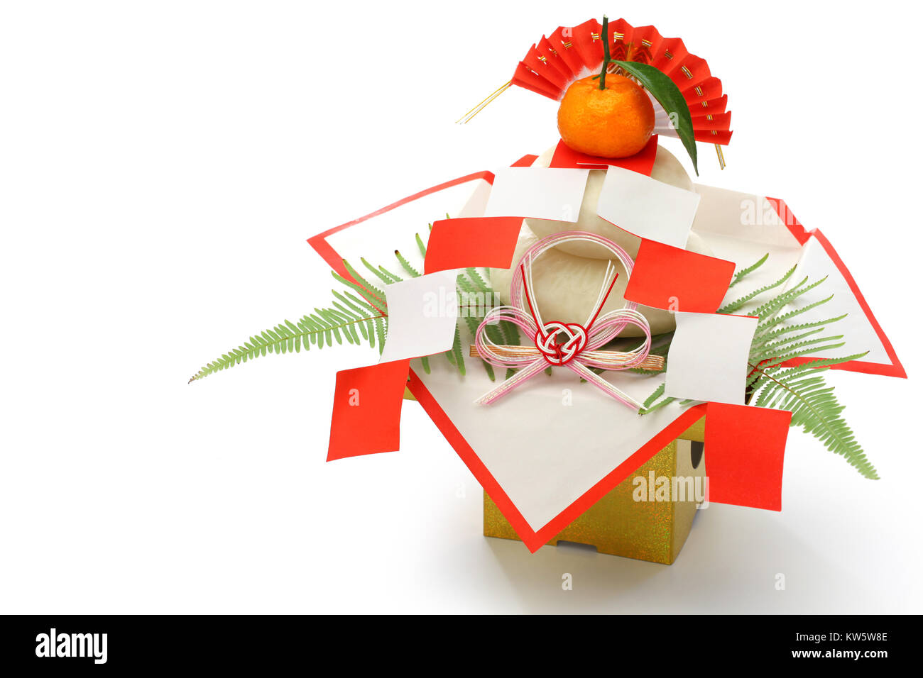 kagami mochi, traditional Japanese new year rice cake decoration ...