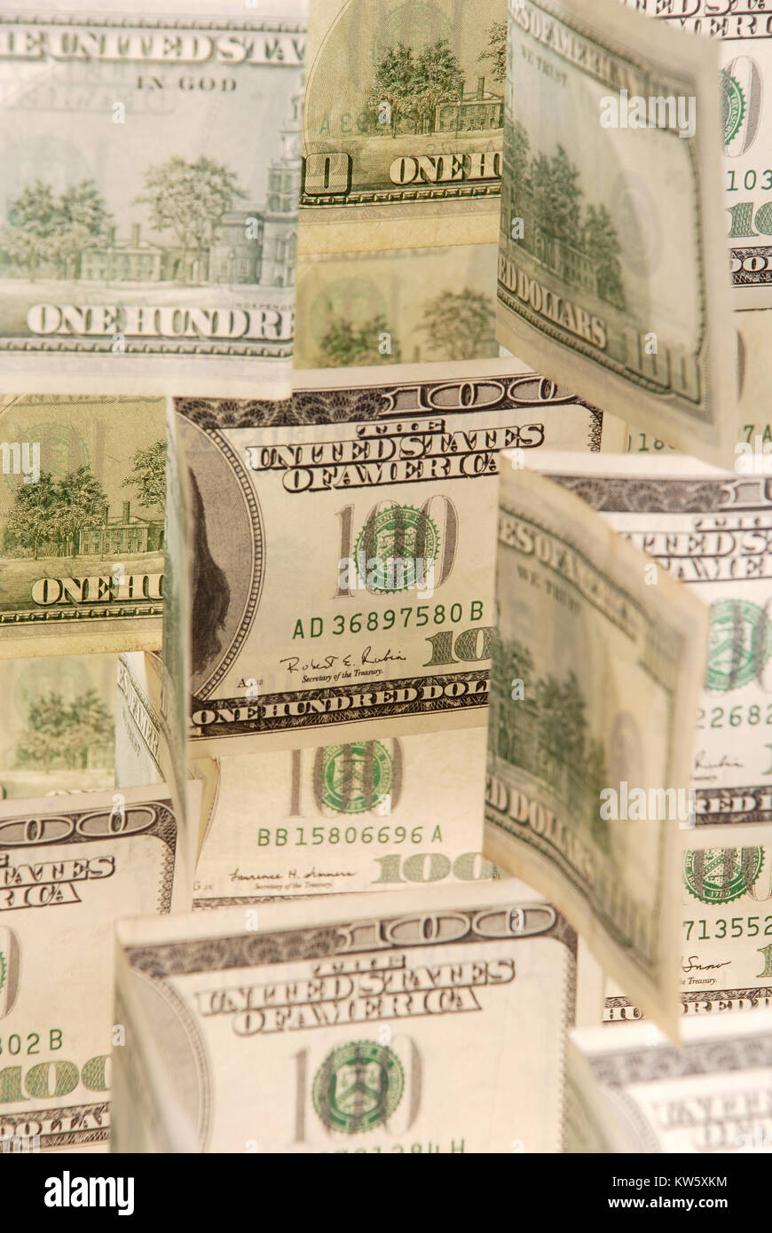 Pile of $100 bills hi-res stock photography and images - Alamy