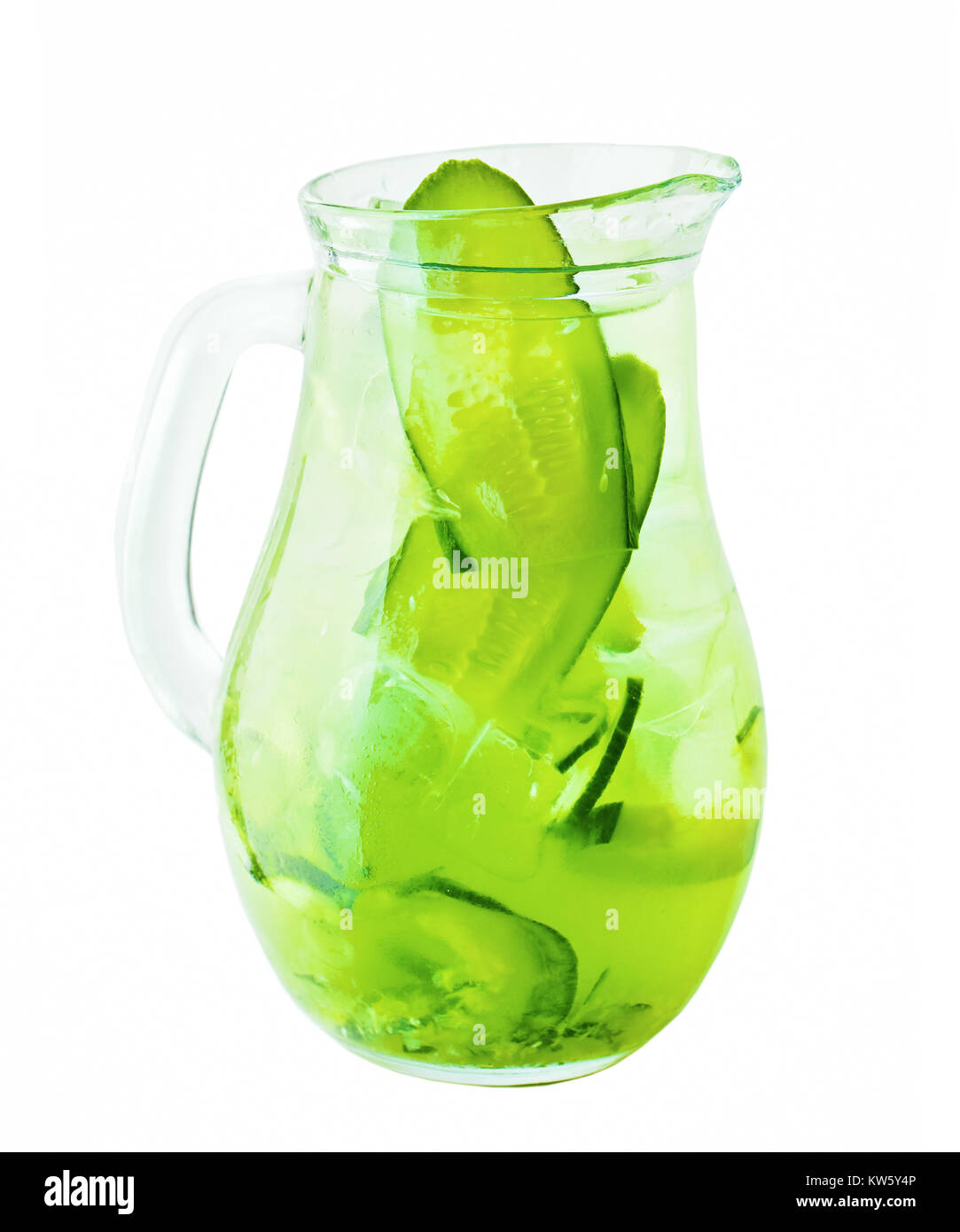 Cucumber lemon ice Cut Out Stock Images & Pictures - Alamy