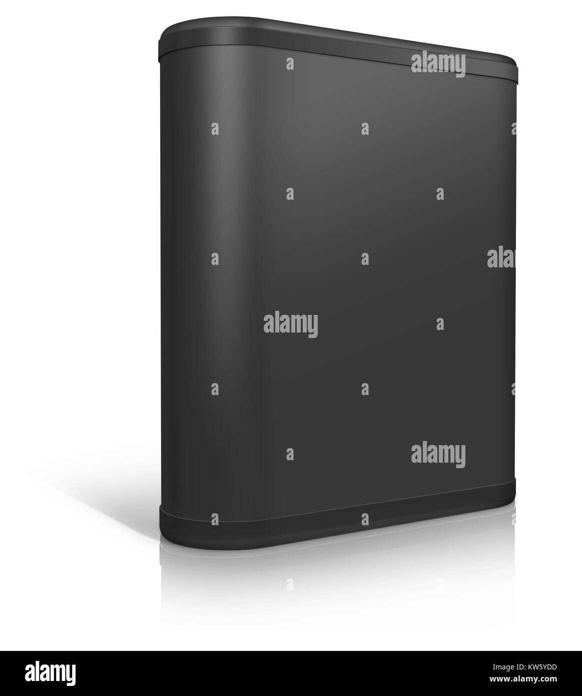 Round box. Software box on white background Stock Photo - Alamy