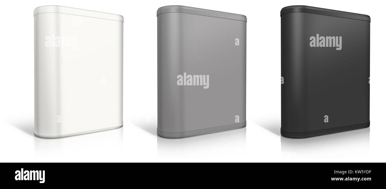 Round box. Software box on white background Stock Photo - Alamy