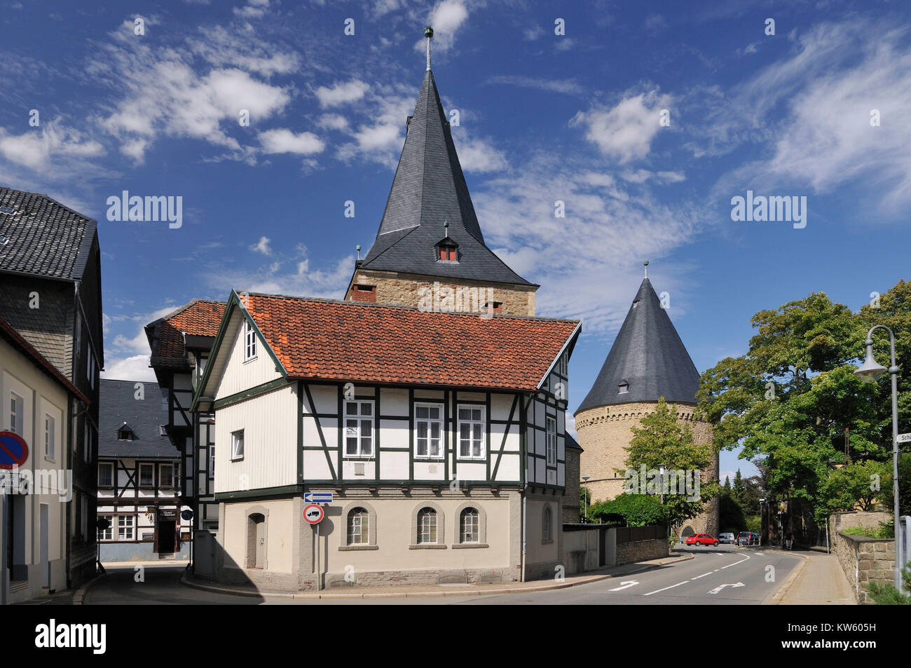 Goslar wide gate, Goslar Breites Tor Stock Photo - Alamy