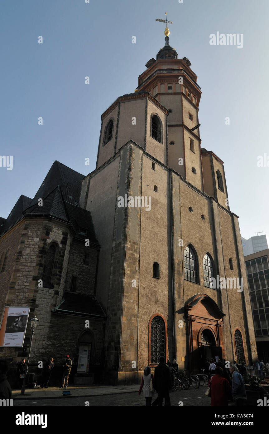 Historic gothic building nikolaikirche hi-res stock photography and ...