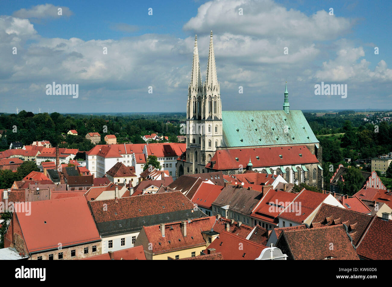 Old Town view of the city hall tower G?rlitz, G?rlitz Old Town ...